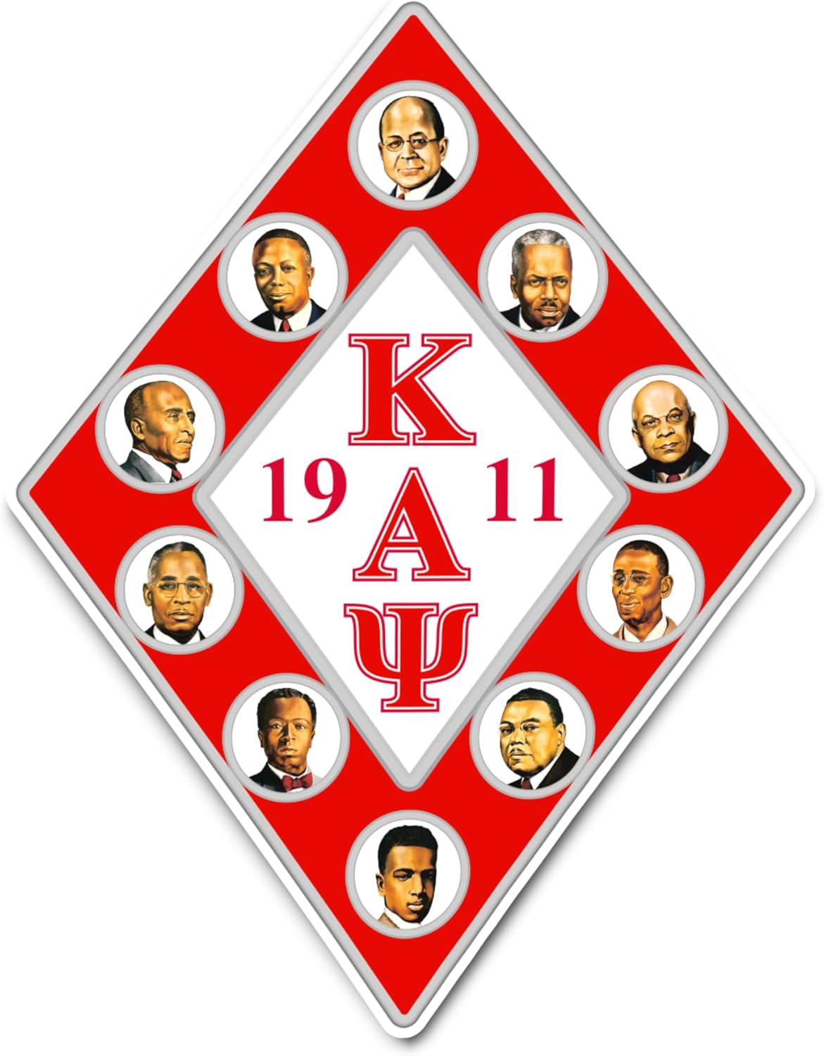Kappa Alpha Psi Sticker IND Founders – Shop Kappa