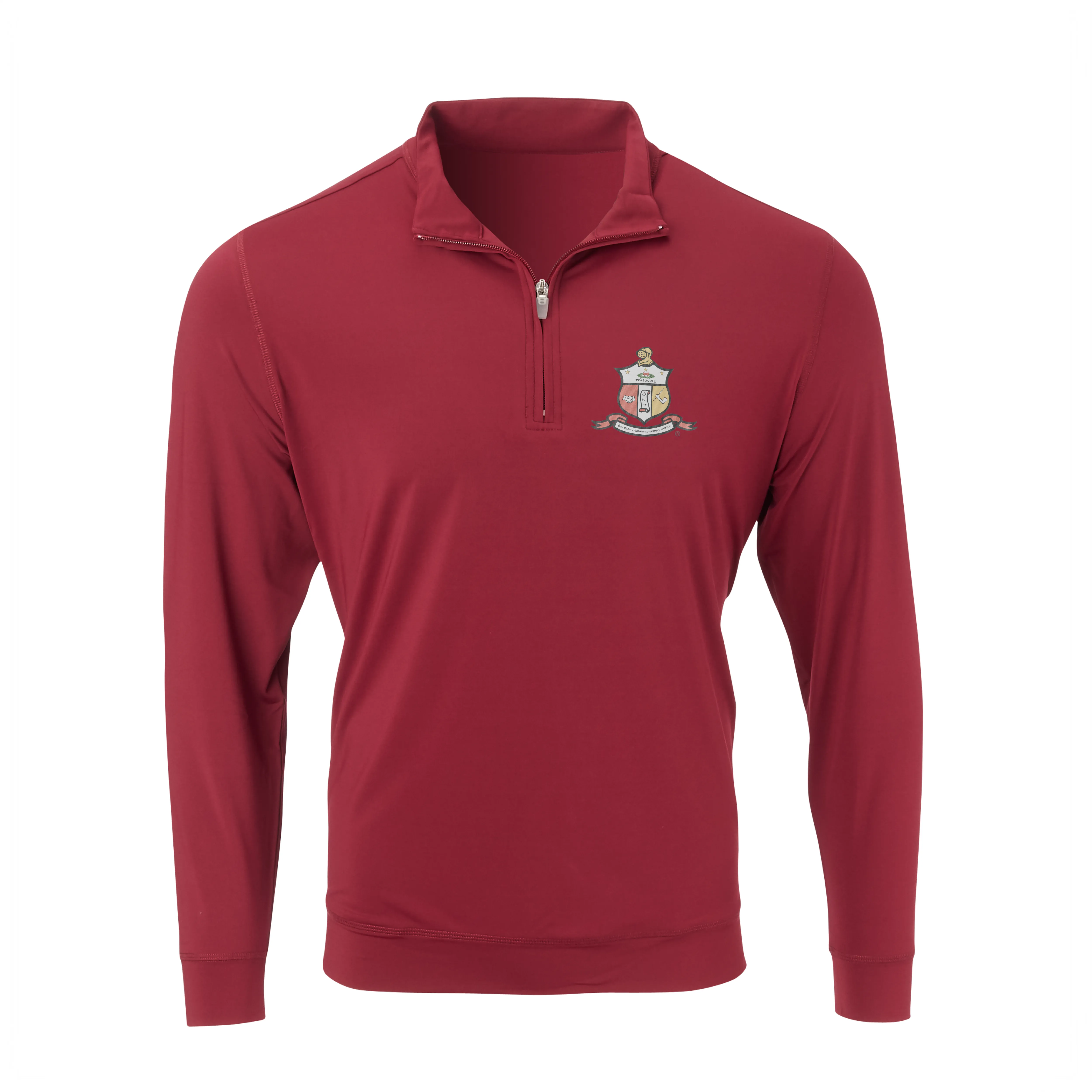 Kappa Alpha Psi Classic Crimson "Coat of Arms" EcoTec™ 1/2 ZIP – Shop Kappa